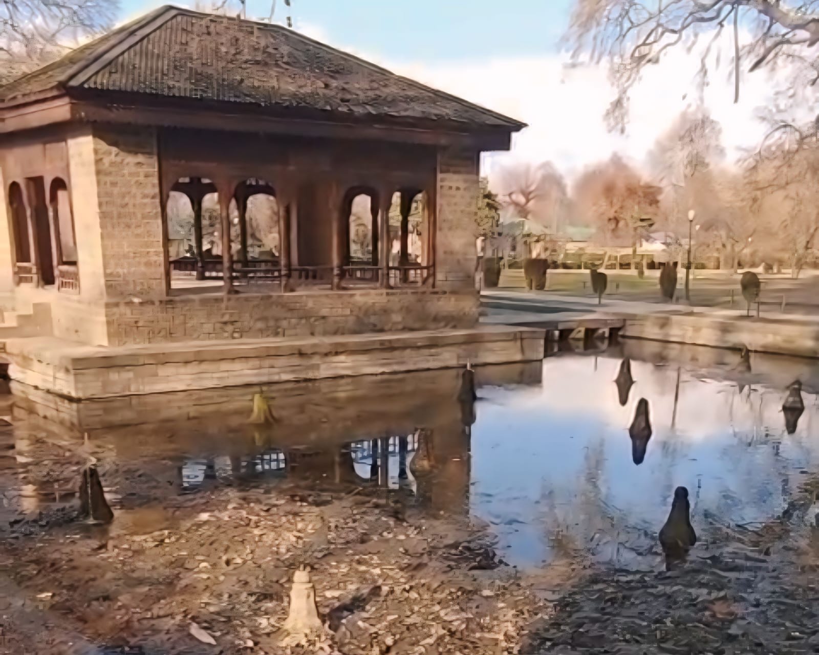 Achabal spring of Kashmir runs dry for the first time in living memory ...